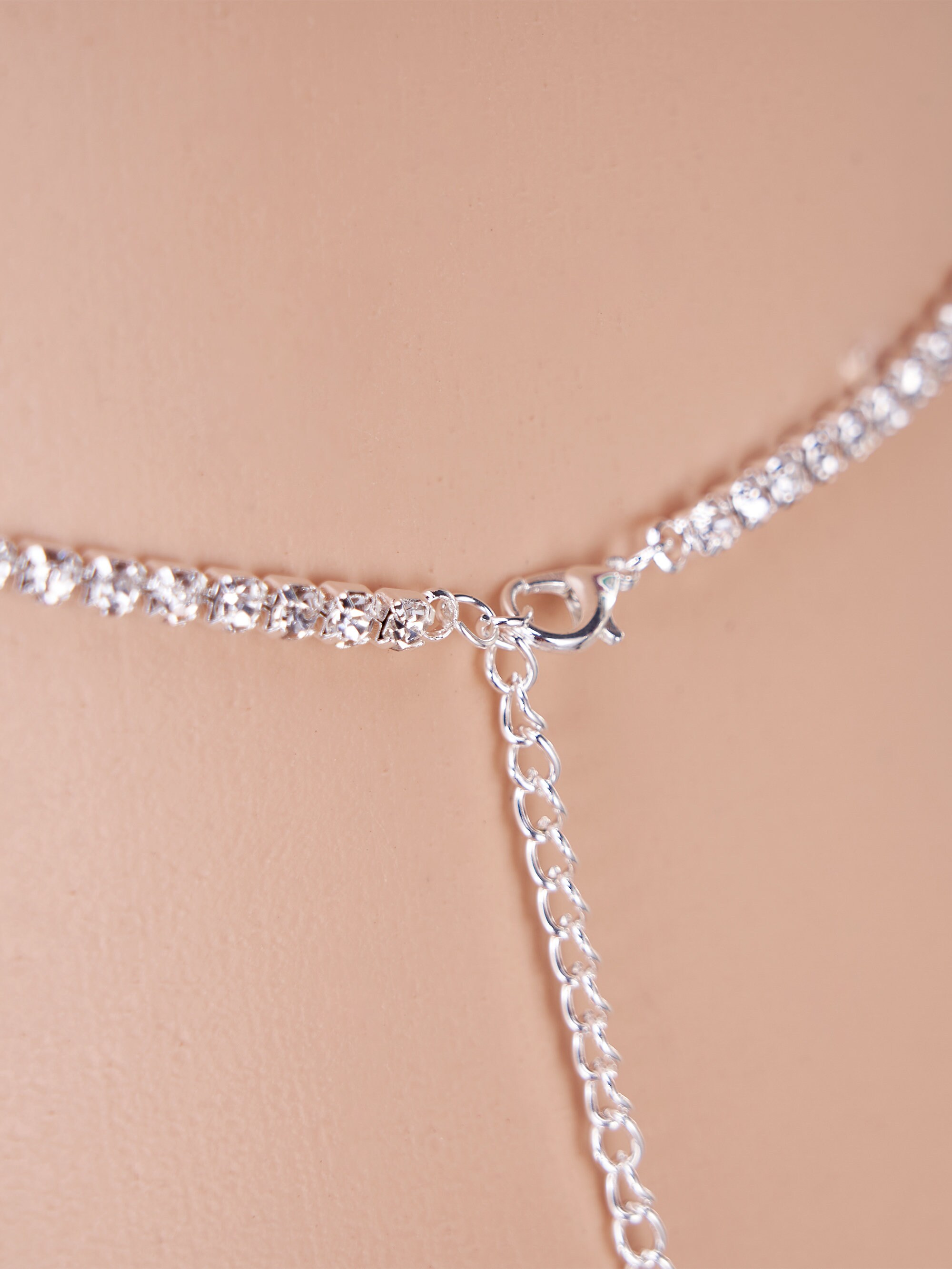 Silver Body Chain for Woman's Ideal Ornament, Beaded With Bralette ...