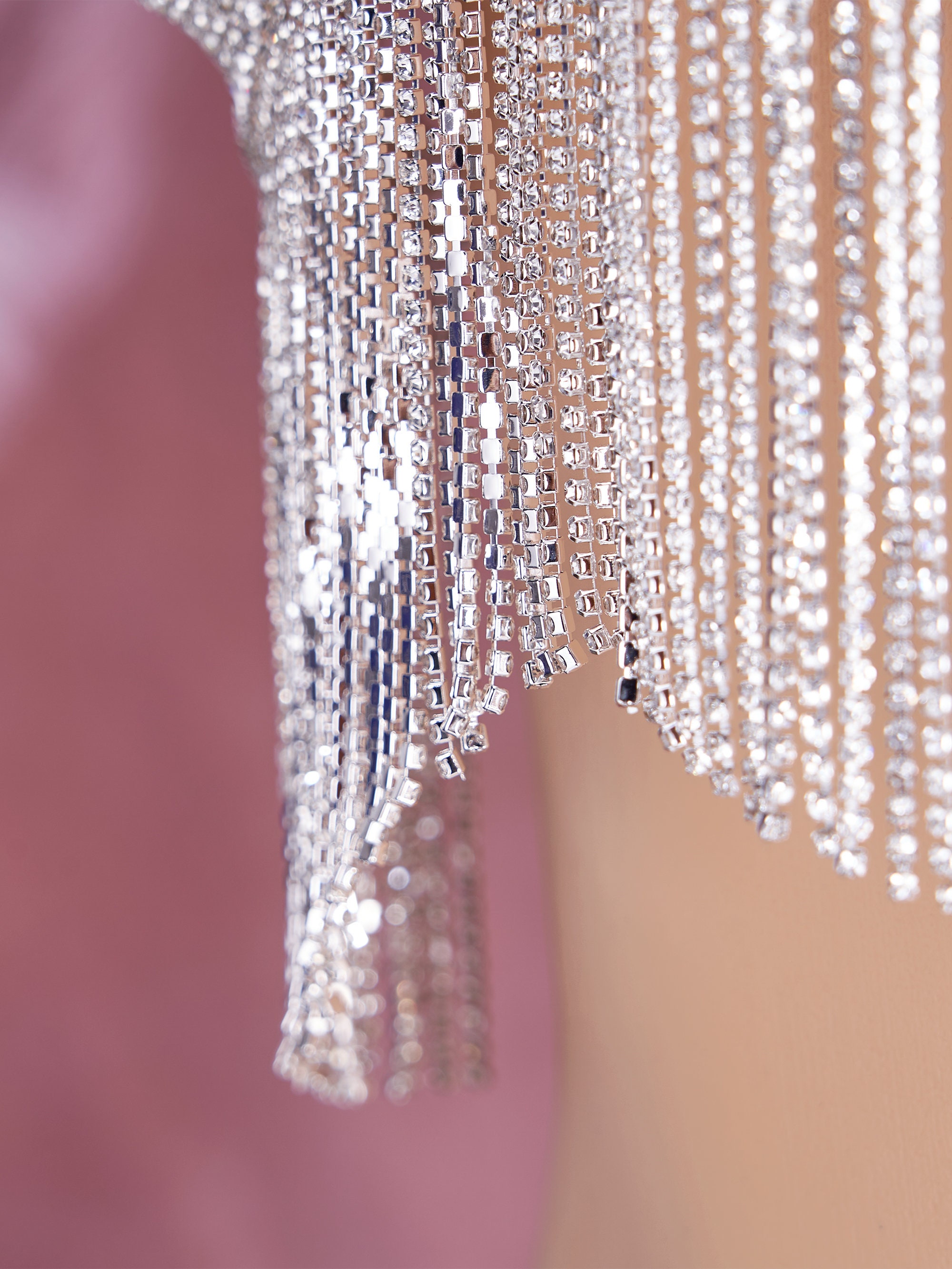 Silver Body Chain for Woman's Ideal Ornament, Beaded With Bralette ...