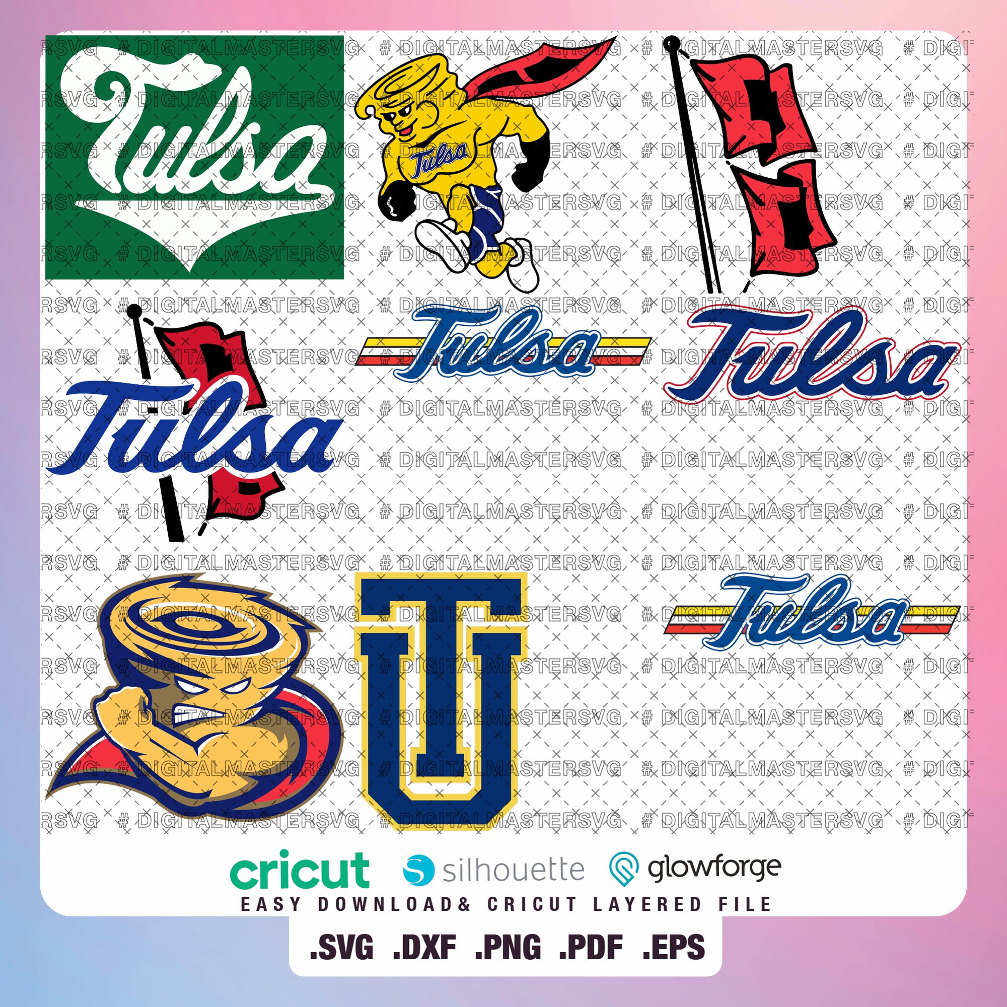 Team 32 Tulsa University SVG, Golden Hurricane SVG, College, Athletics ...