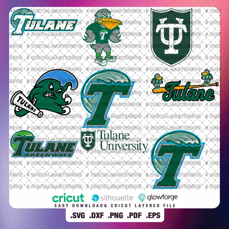 Team 31 Tulane University SVG, Green Wave SVG, College, Athletics ...