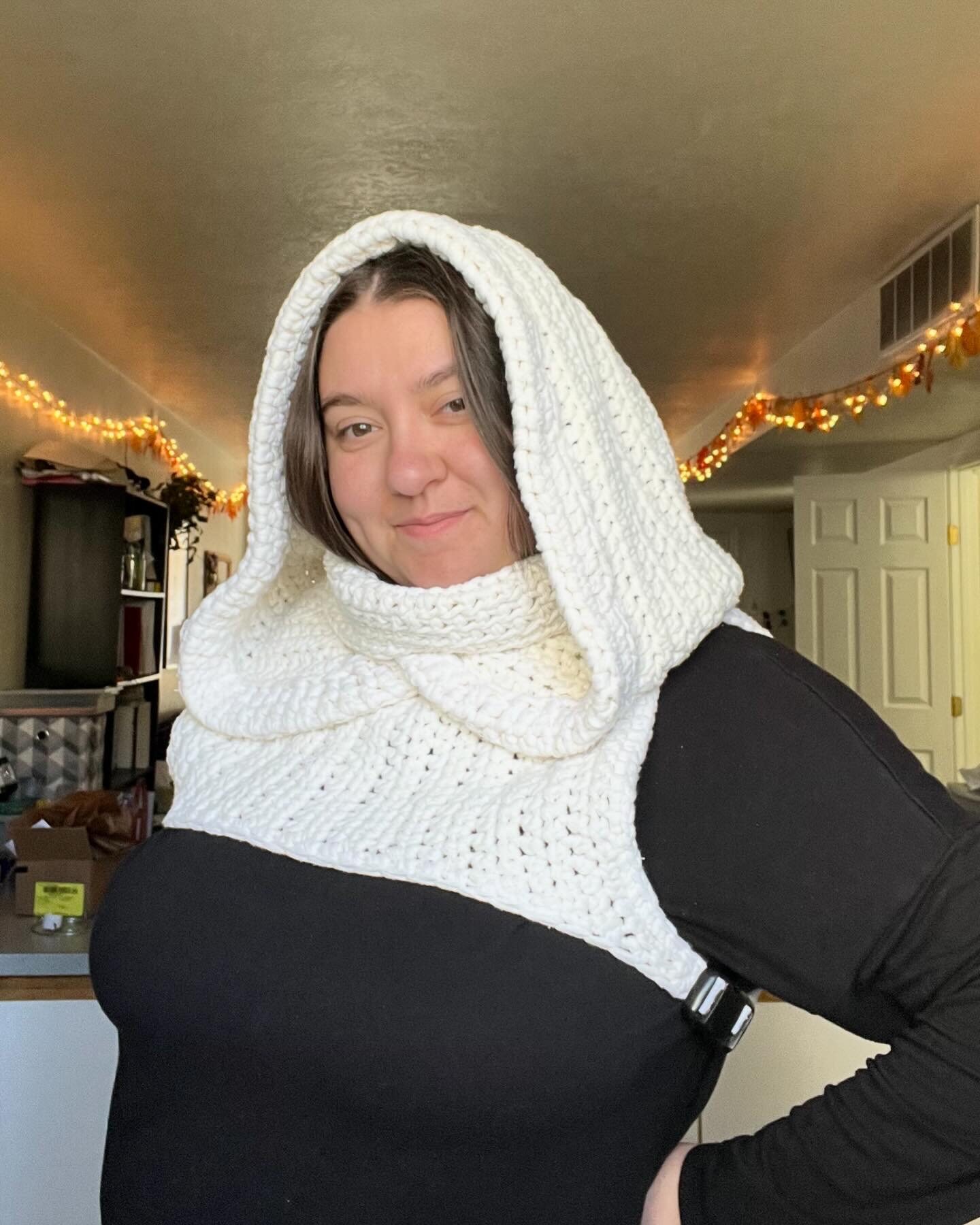 Custom Matrix Hood With Cowl Neck, Winter Hood, Sci Fi Fashion Hood ...