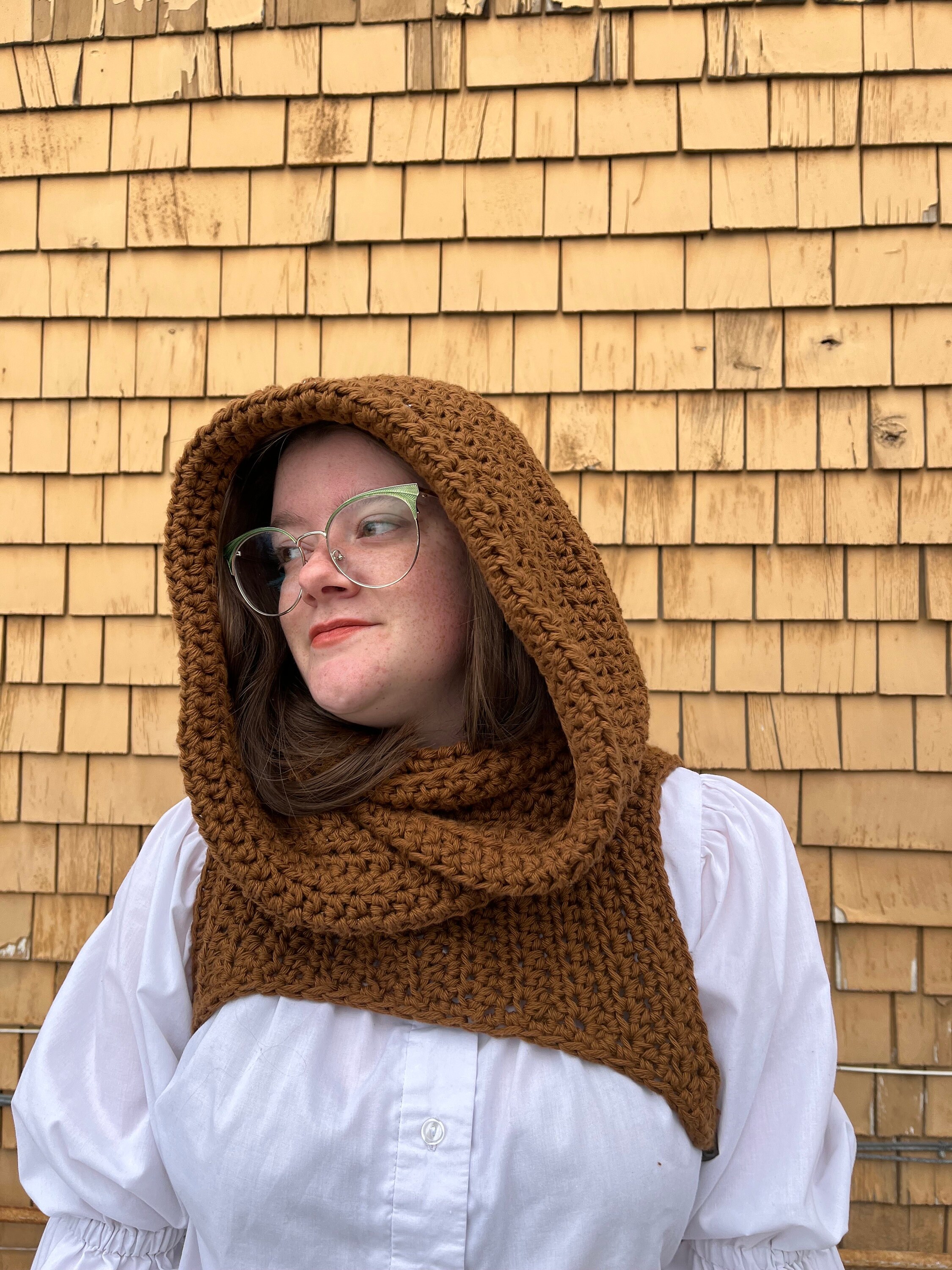 Custom Matrix Hood With Cowl Neck, Winter Hood, Sci Fi Fashion Hood ...