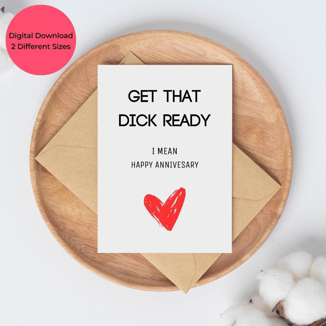 Funny Anniversary Card, Sexy Anniversary Card - Etsy