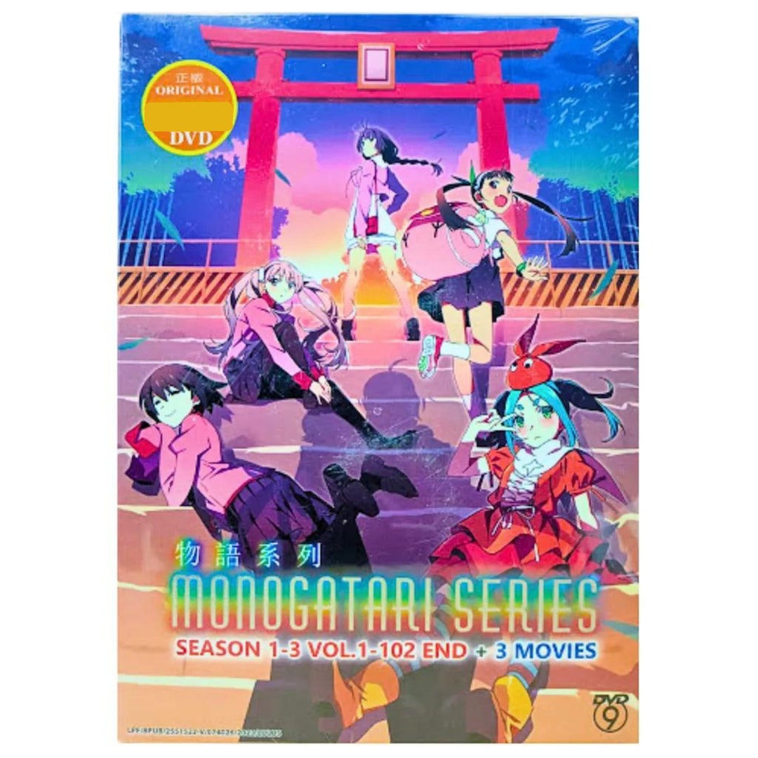 Anime DVD Monogatari Series Season 1-3 (vol. 1-102 End) + 3 Movies ...