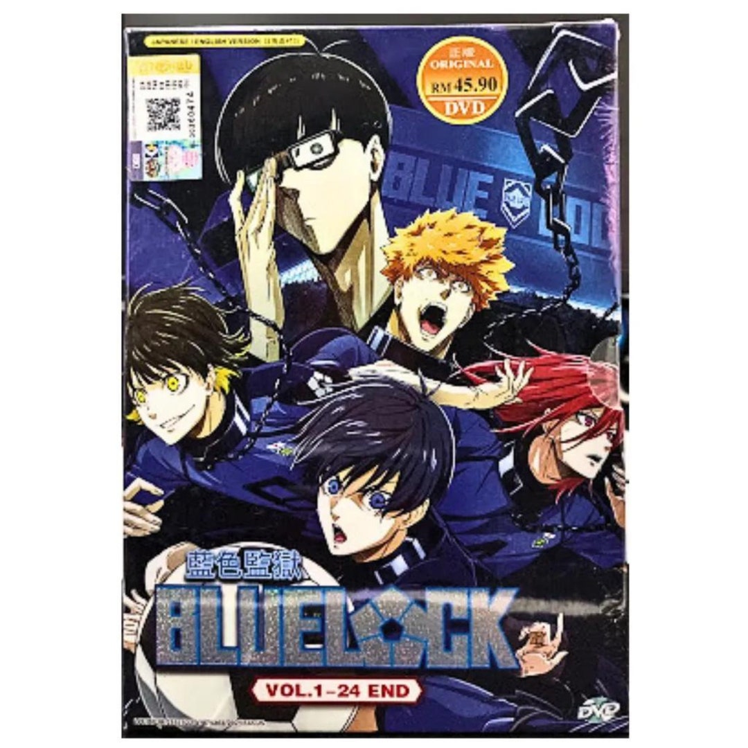 Anime DVD Blue Lock (bluelock) (VOL.1-24 END) With English Dubbed - Etsy