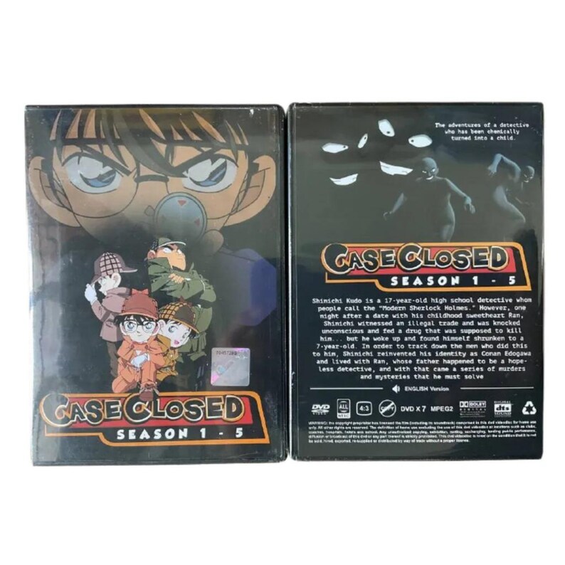 Anime DVD Case Closed ~detective Conan~ Season 1 - 5 (english Dubbed ...