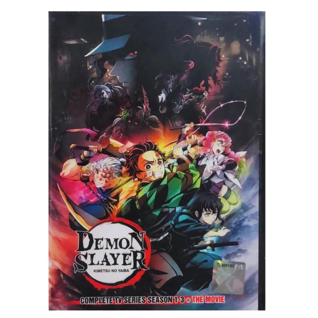 DVD Demon Slayer Kimetsu No Yaiba S1-3+the Movie - Etsy