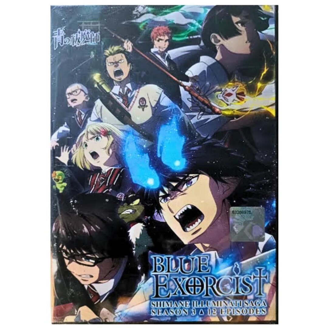 Anime DVD Blue Exorcist Season 3 Episode 1 - 12 (end) + 1 (OVA) English ...