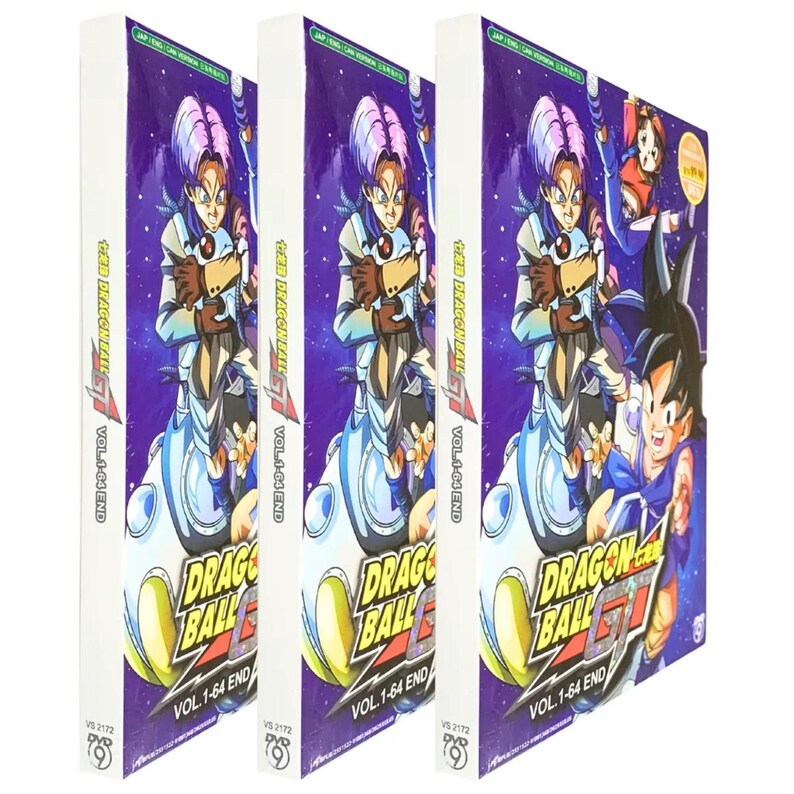 DVD Dragon Ball GT Vol.1–64 End | Japanese / English / Cantonese Audio ...