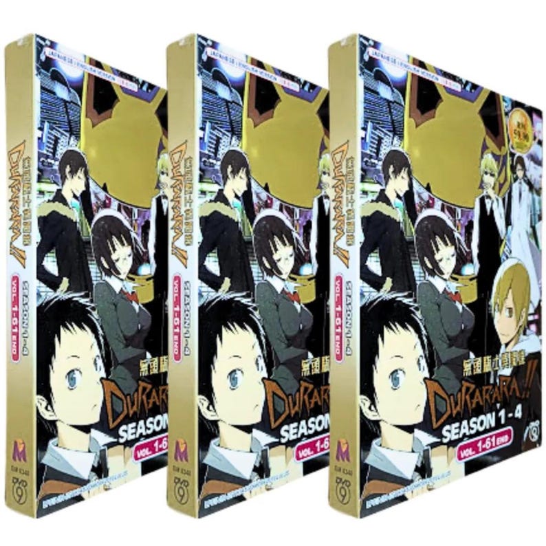 Anime DVD Durarara!! Complete Season 1, 2, 3, 4 (vol. 1-61 End ...
