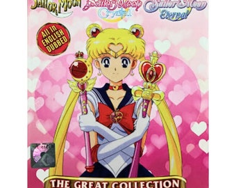 Sailor Moon Complete Series Collection Box Set Anime DVD 1-239 EPISODES ...