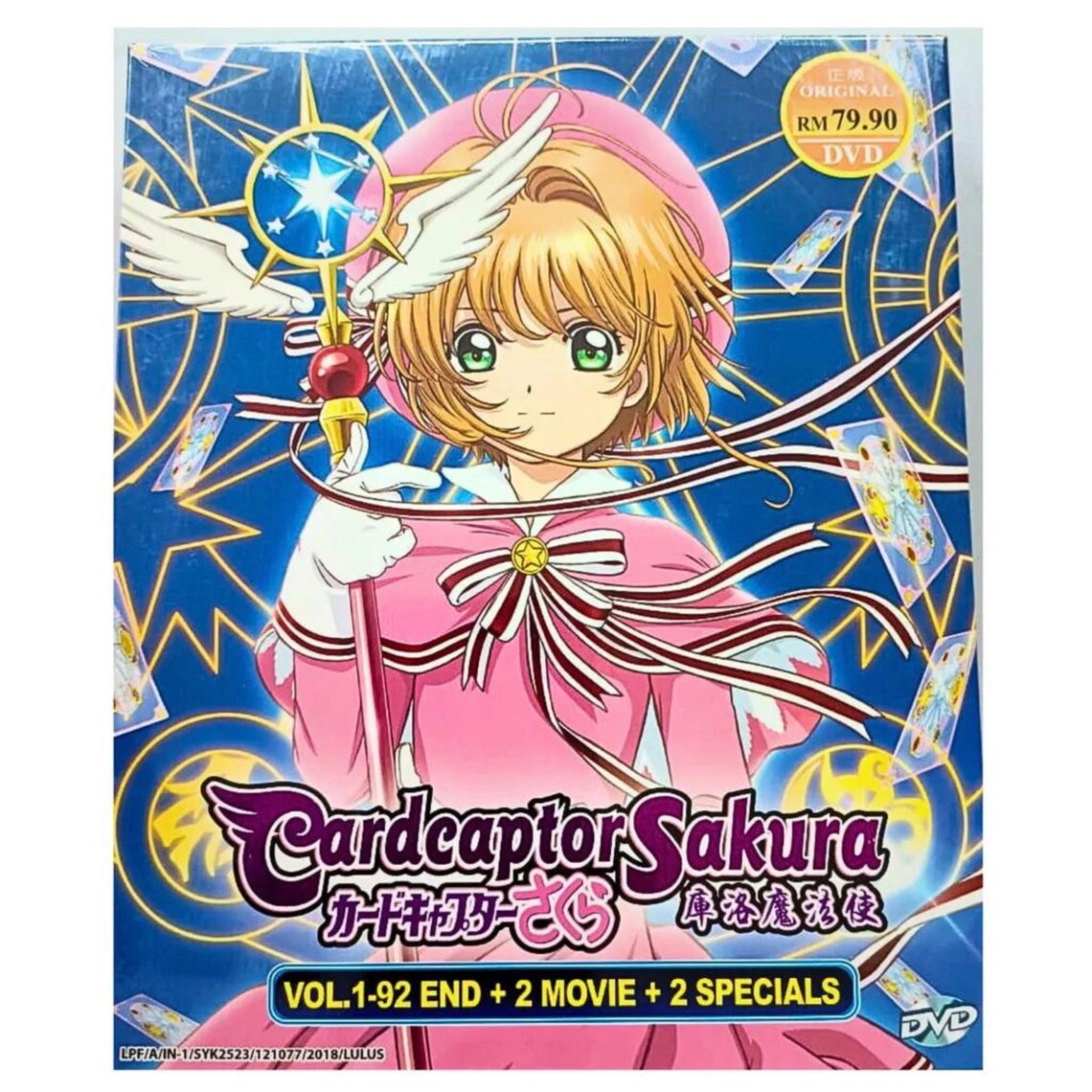 Anime DVD Cardcaptor Sakura Complete *eng Dub* Vol.1-92 End + 2 Movie ...