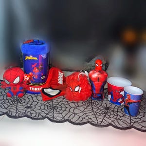 Spider-man Gift Hand Painted Crate Spooky Basket Bundle - Etsy