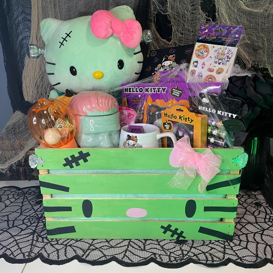 Hand Painted Spooky Large Wood Crate only Paying for Crate - Etsy