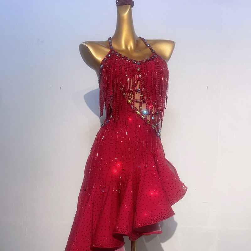 Spanish Red Dance Costume - Etsy