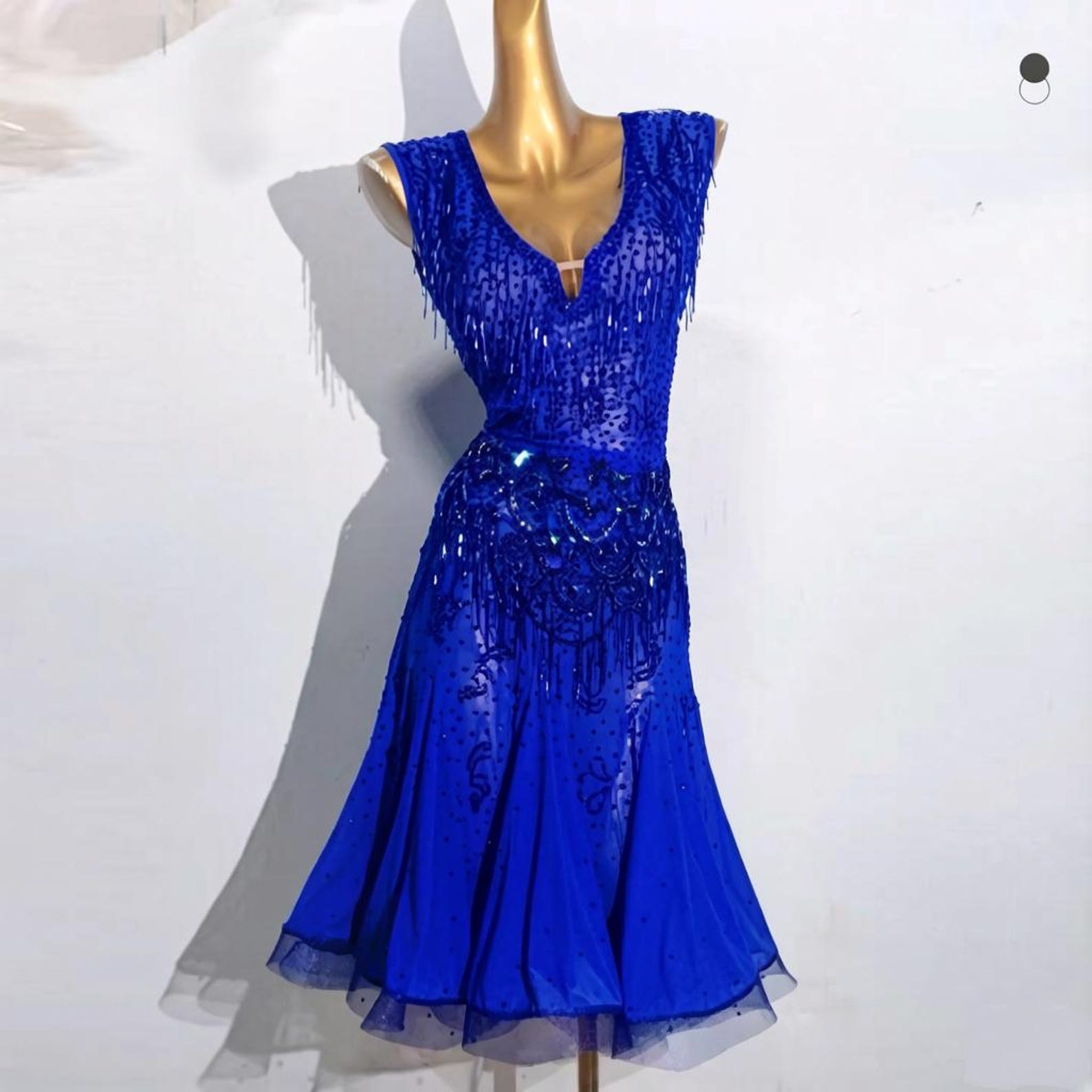 Custom Made Latin Dress 40 Colors Women Girls Fringe Latin Dance ...