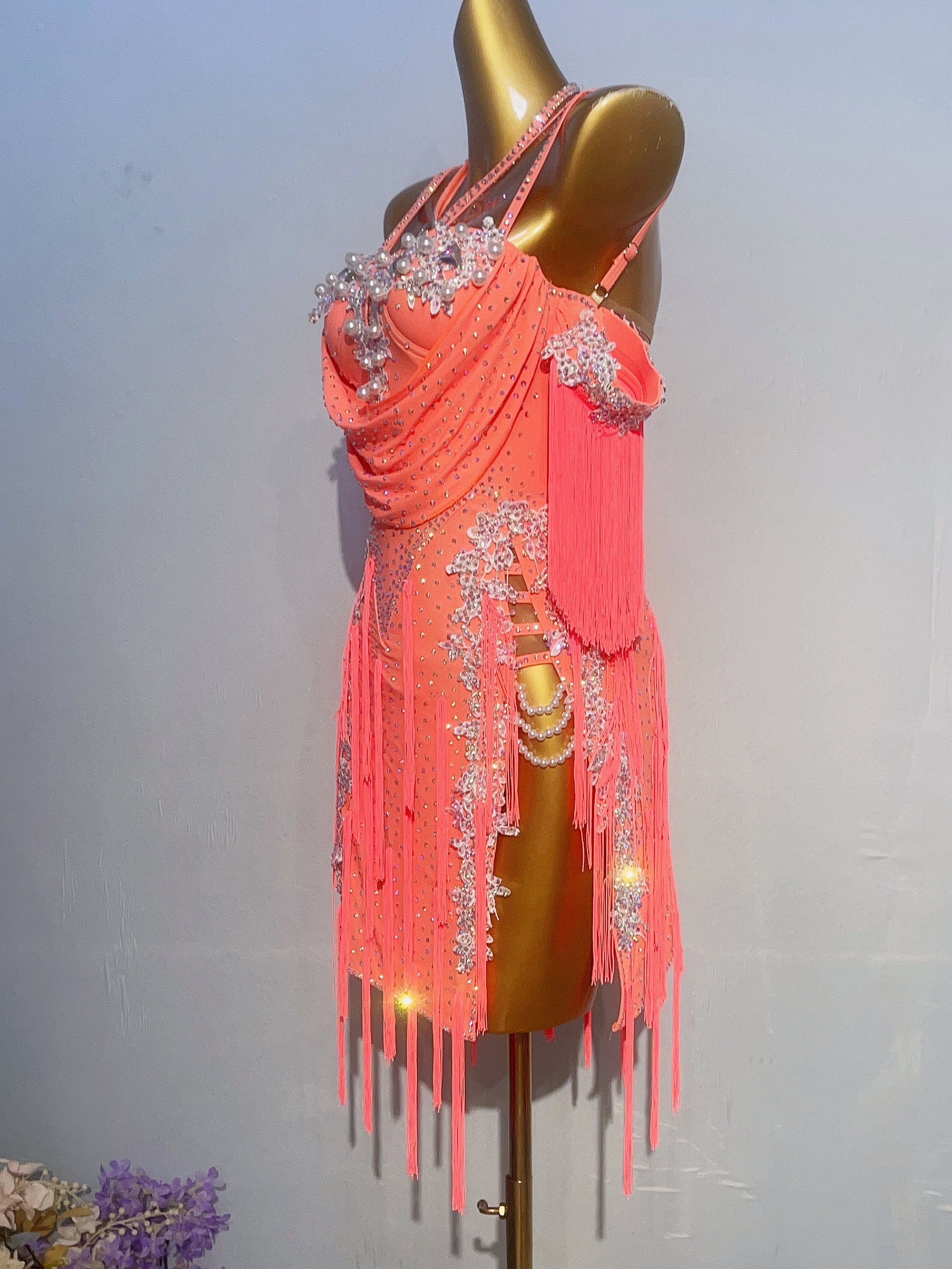 Custom Made to Order Latin Dress 40 Colors to Choose Women Kids Girls ...