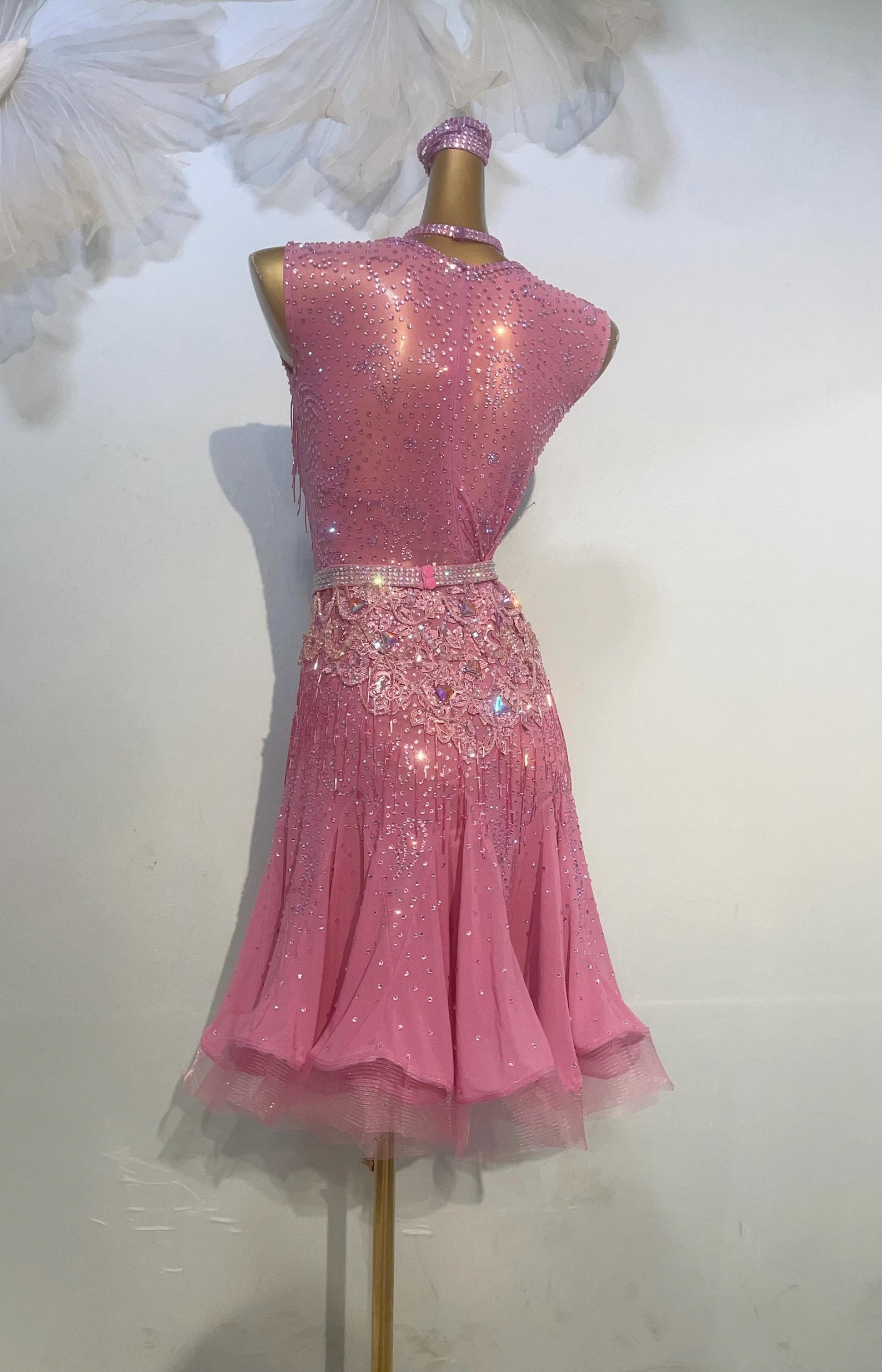 Custom Made Latin Dress 40 Colors Women Girls Fringe Latin Dance ...