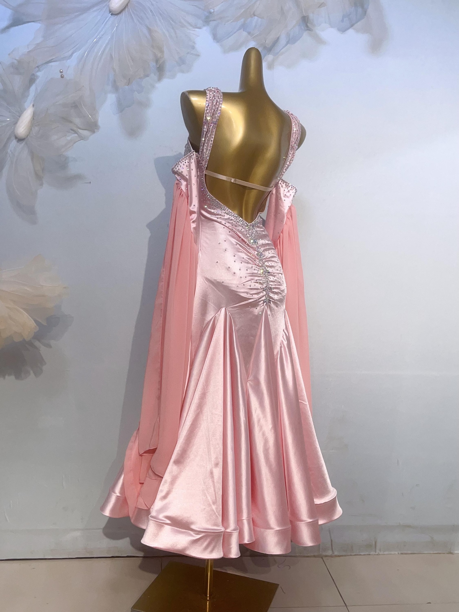 Custom Made Smooth Dance 40 Colors Women Girls Ballroom Pearls and ...