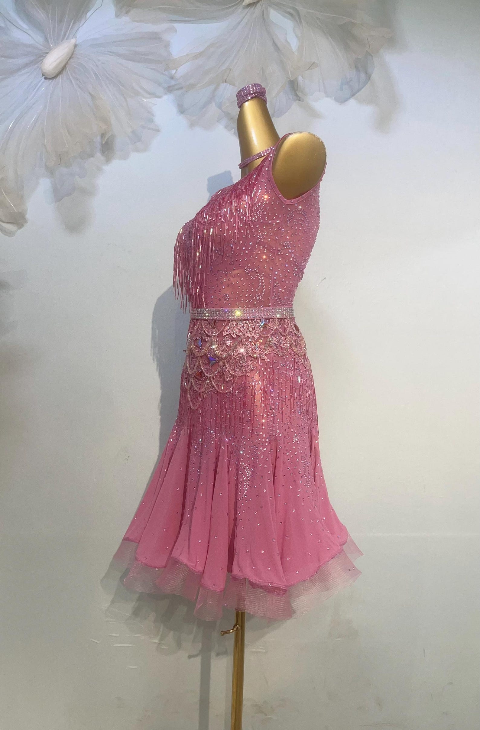Custom Made Latin Dress 40 Colors Women Girls Fringe Latin Dance ...