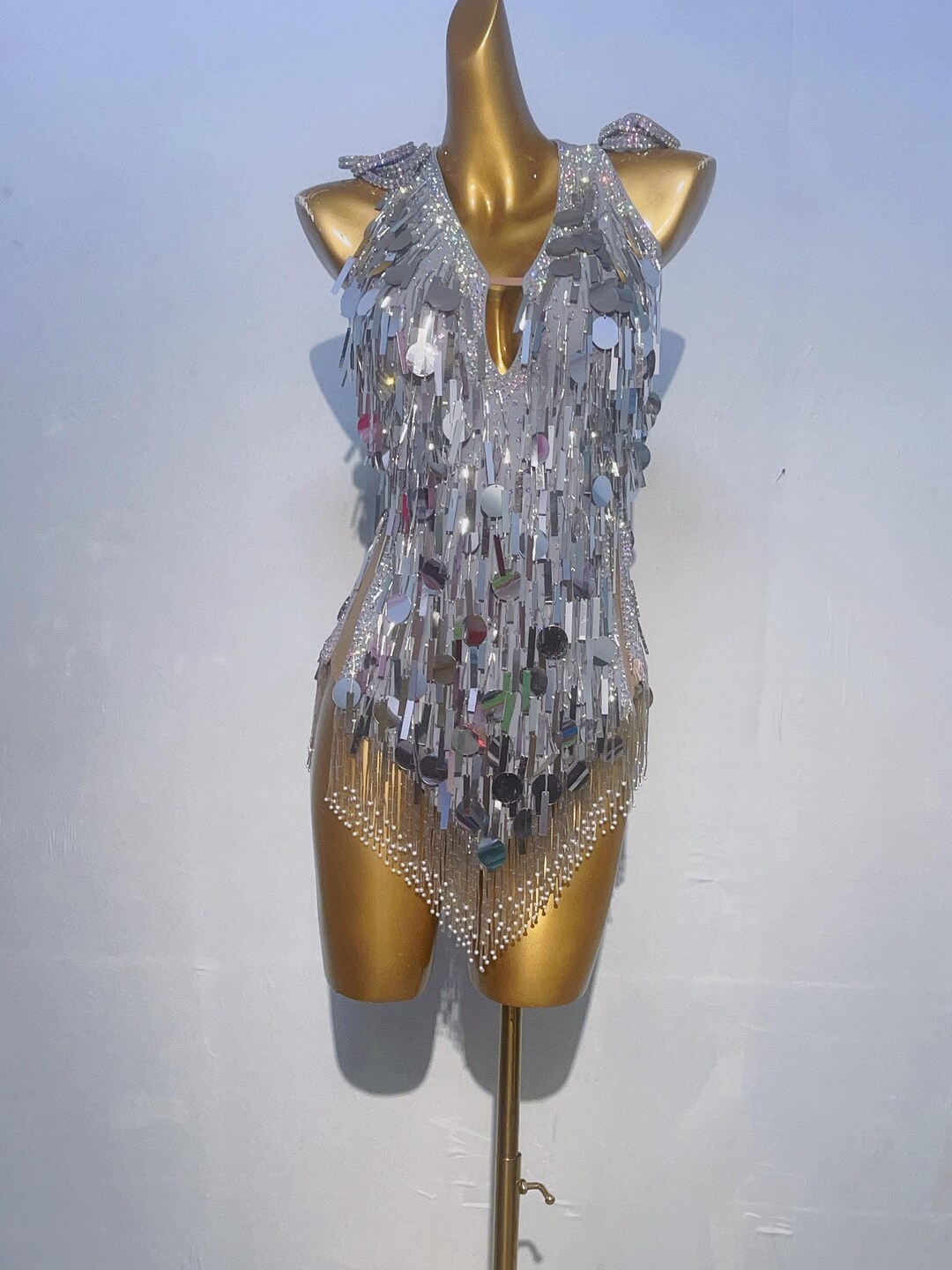 Custom Made Latin Dress Women Showcase Dance Competition Professional ...