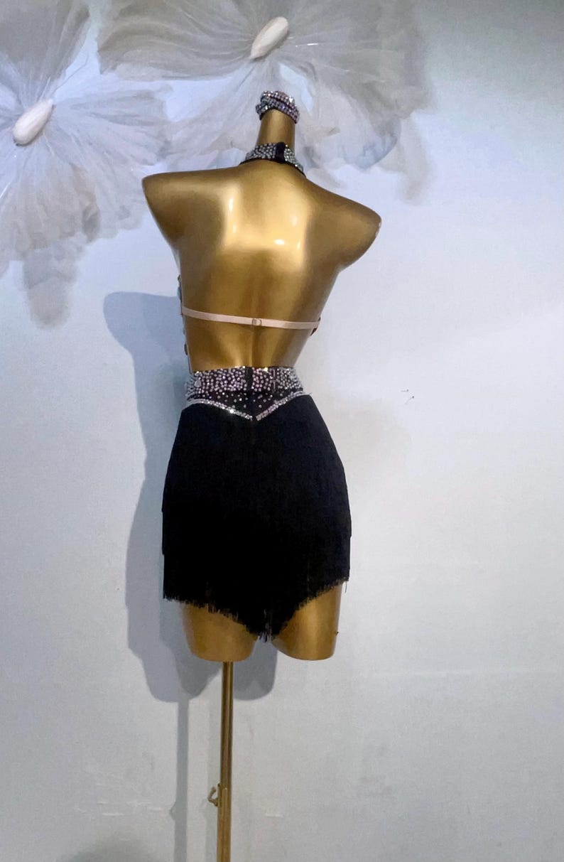 Custom Made Latin Dress 40 Colors Women Girls Fringe Latin Dance ...