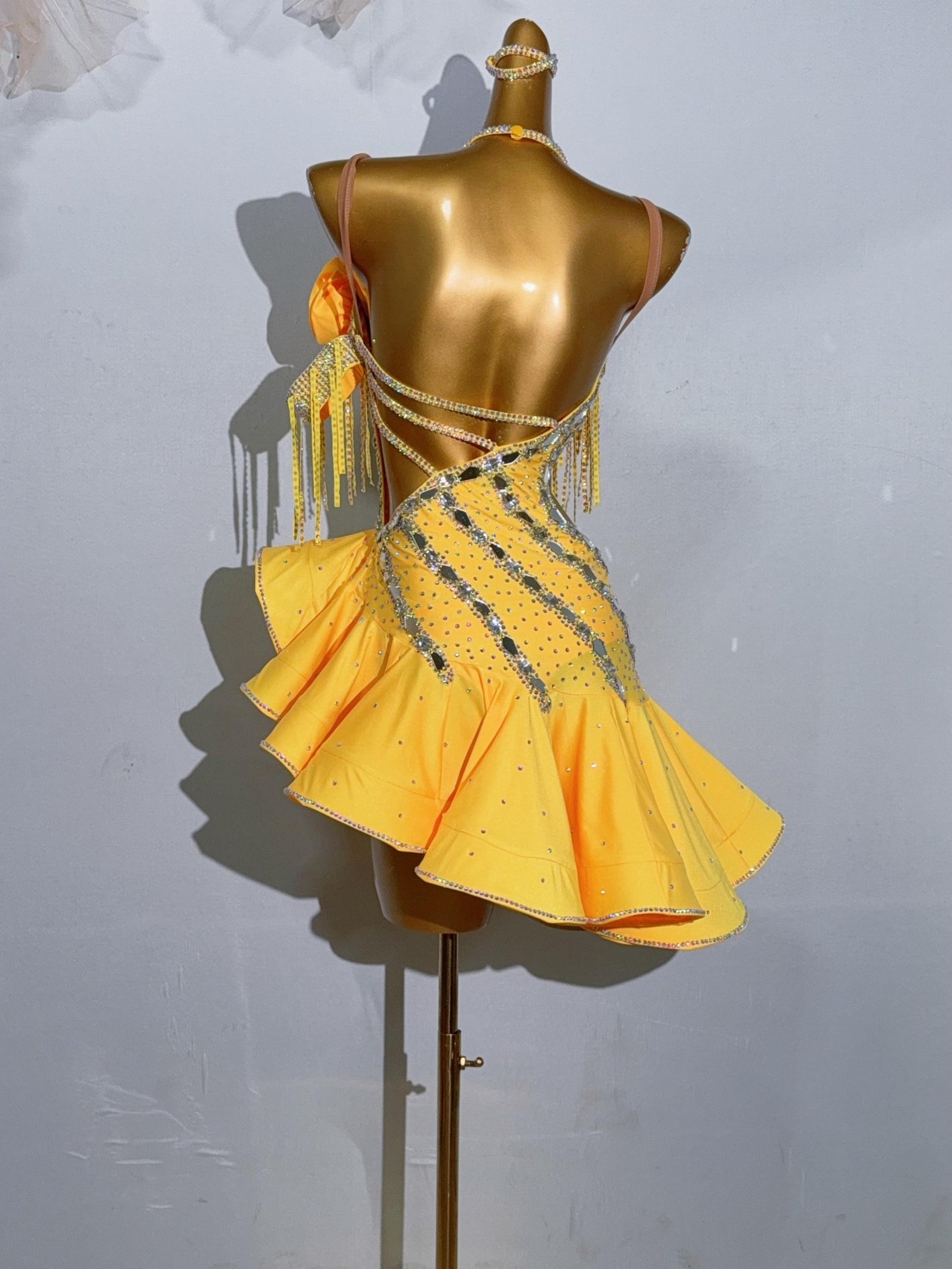 Custom Made Latin Dress 40 Colors Women Girls Fringe Latin Dance ...