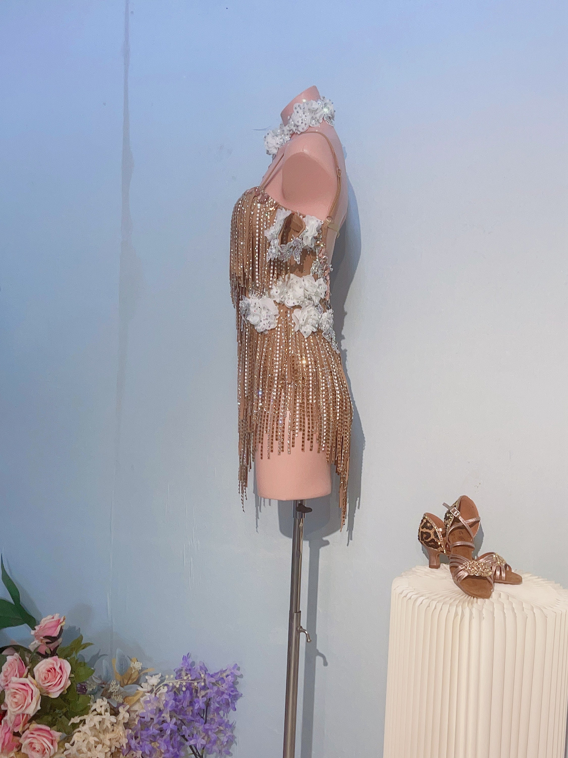 Custom Made Made to Order Latin Dress 40 Colors to Choose for Women ...