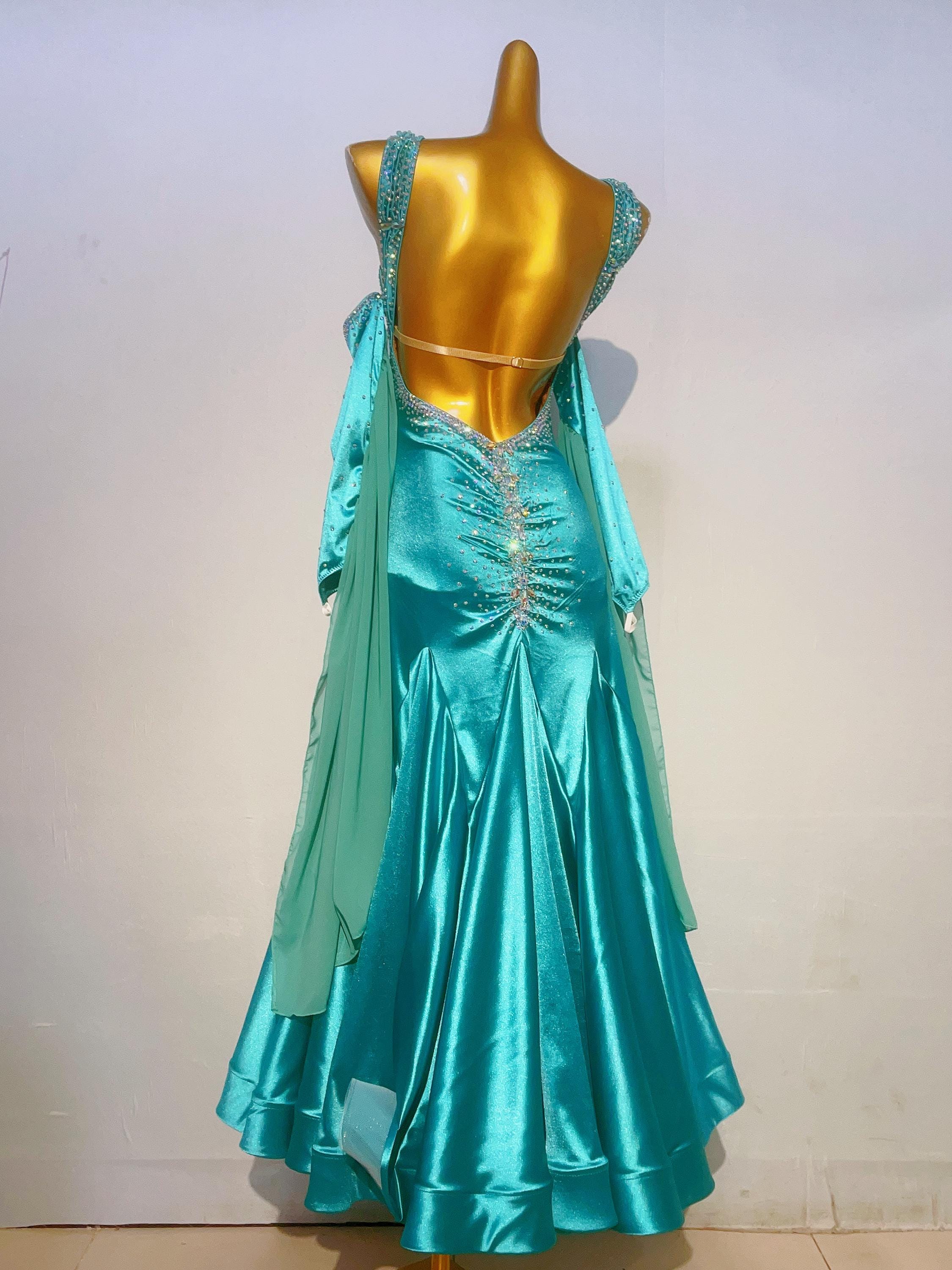 Custom Made Smooth Dance 40 Colors Women Girls Ballroom Pearls and ...