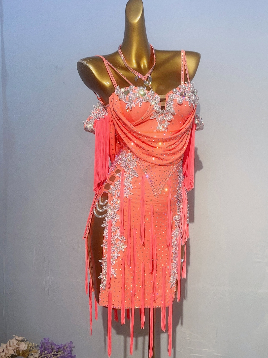 Custom Made to Order Latin Dress 40 Colors to Choose Women Kids Girls ...