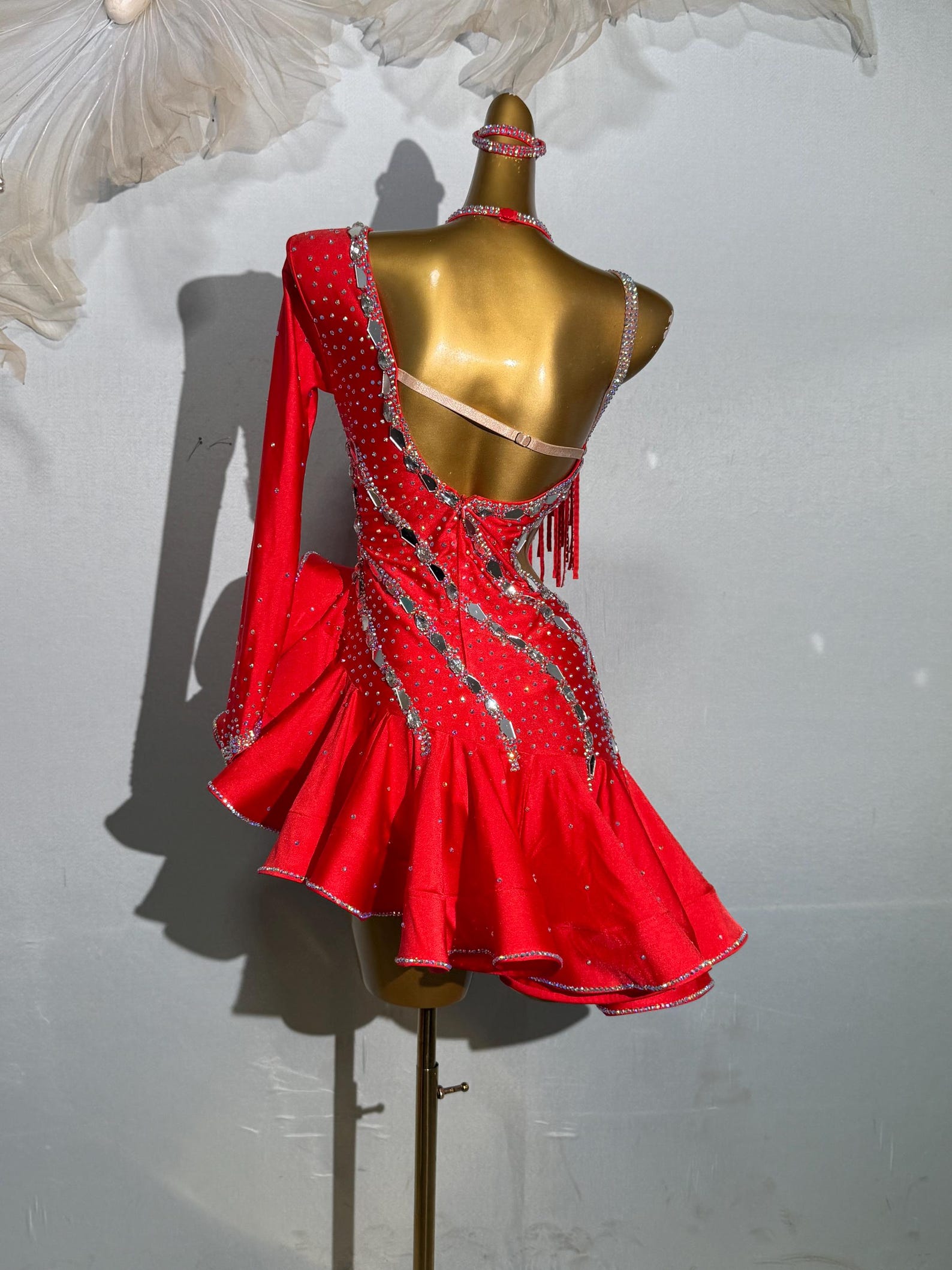 Custom Made Latin Dress 40 Colors Women Girls Fringe Latin Dance ...