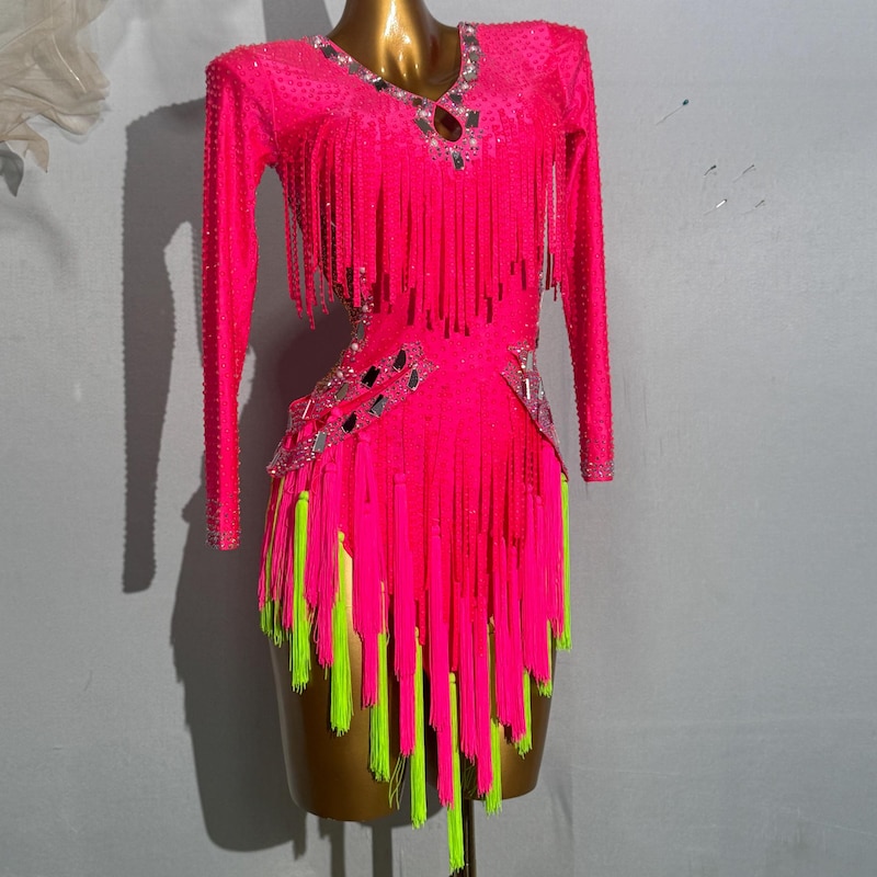 Latin Dance Dress - Etsy