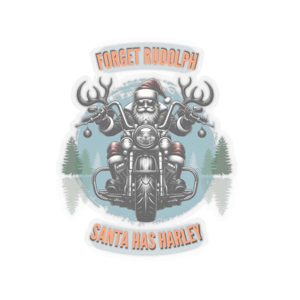 Harley Davidson Santa Claus - Etsy