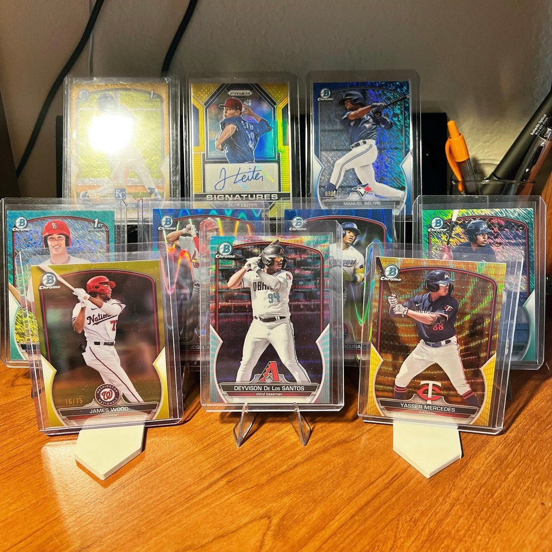 Home Plate Baseball Card Display Stands - Etsy