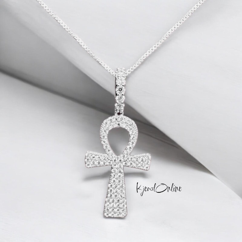 Cz Ankh Pendant 925 - Etsy