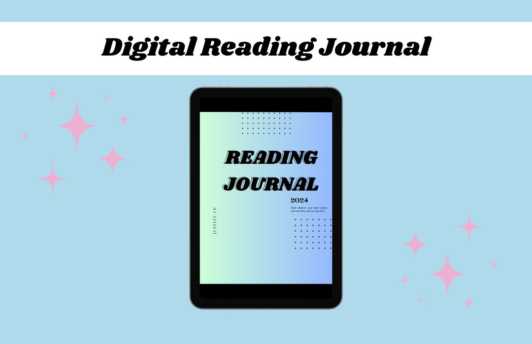 Easy Digital Reading Journal - Etsy