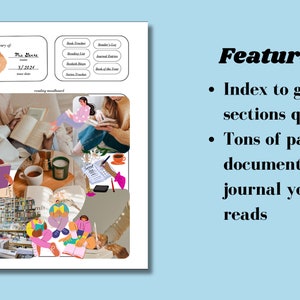 Easy Digital Reading Journal - Etsy
