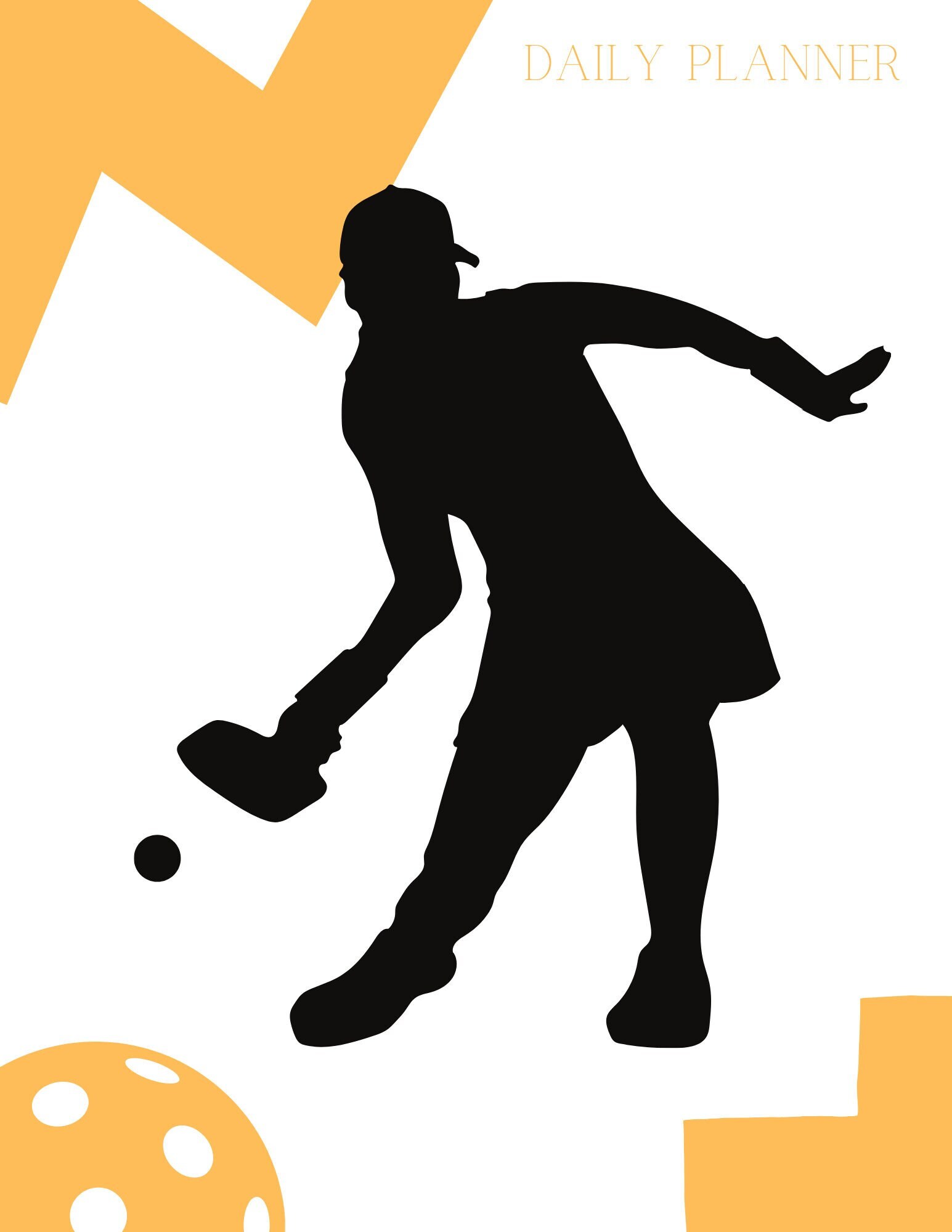 Pickleball Daily Planner-printable - Etsy