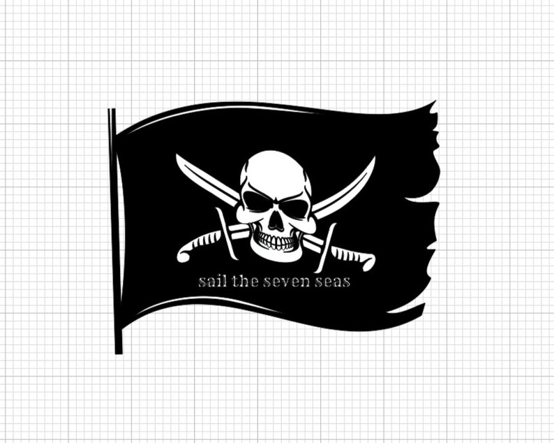 Pirate Skull Svg | Pirate Svg | Pirate Svg | Cool Svg | Cool Skull Svg ...