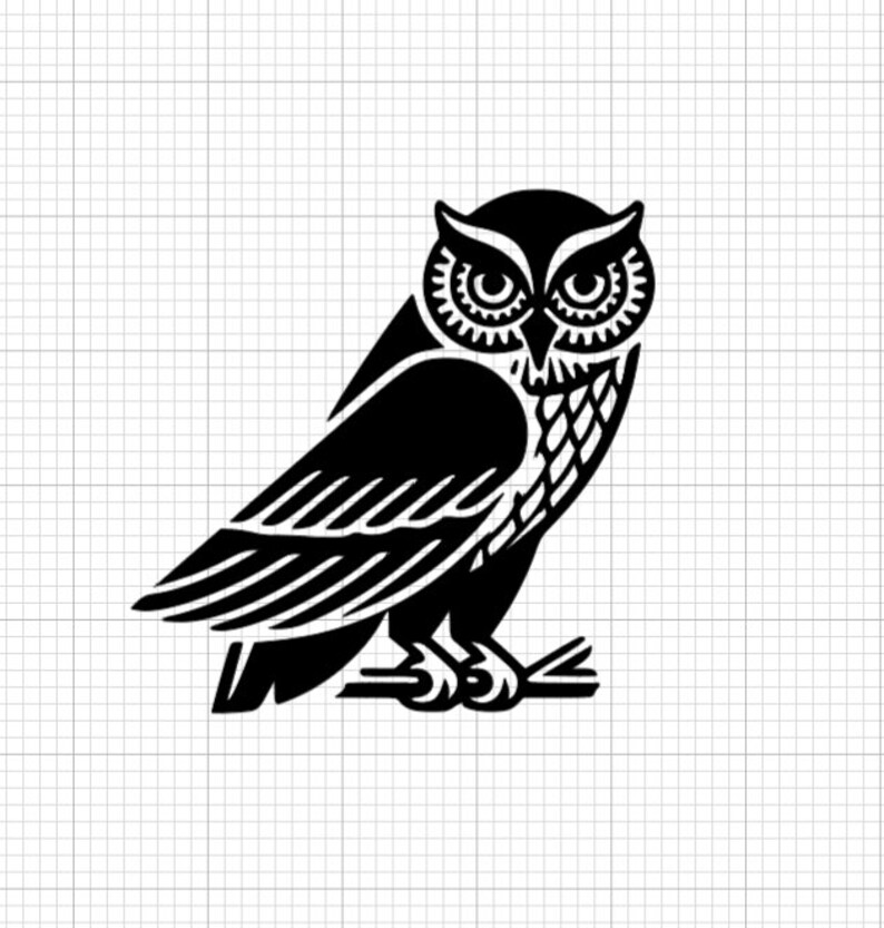 Owl SVG Outline Cut File. Baby Owl Svg, Cute Owl Svg. Woodland Animal ...