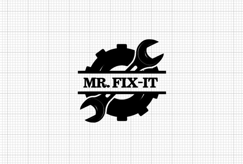 Mr Fix It SVG, Automotive Decal Cut File Svg, Mr Fix It Car Decal Sticker, Car Decal, Window Car ...