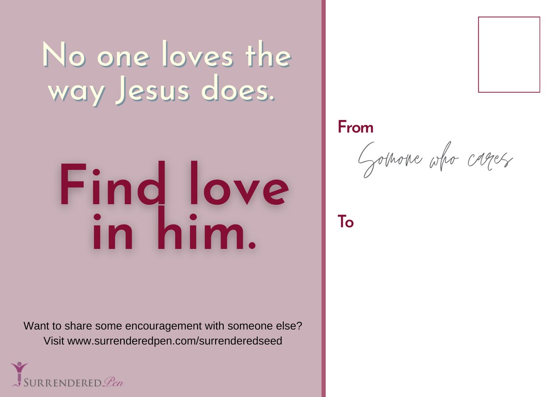 Inspirational Postcards for Christmas Outreach (pack of 10 Cards for ...