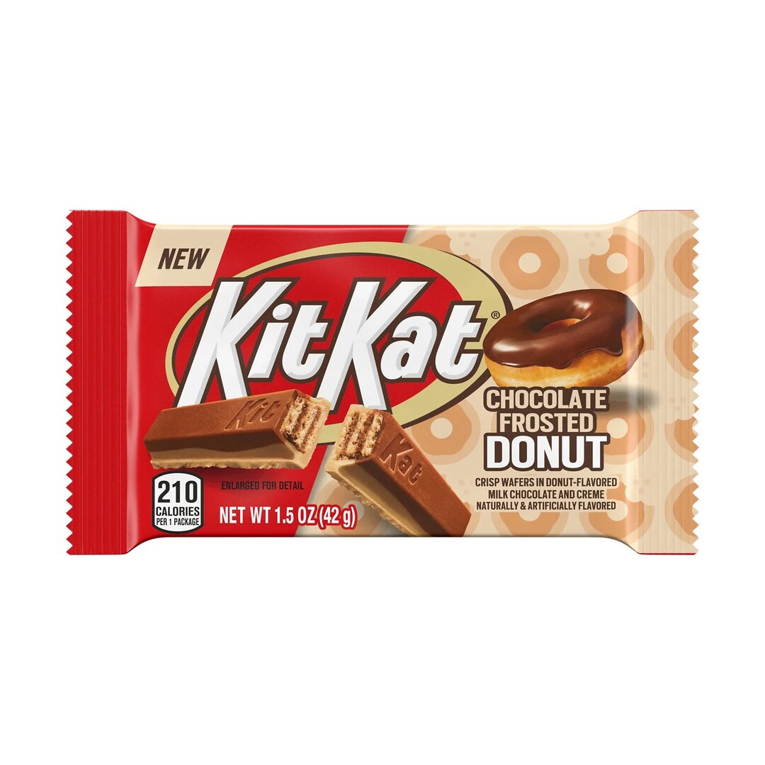 CHOCOLATE FROSTED DONUT Kit Kat - Etsy