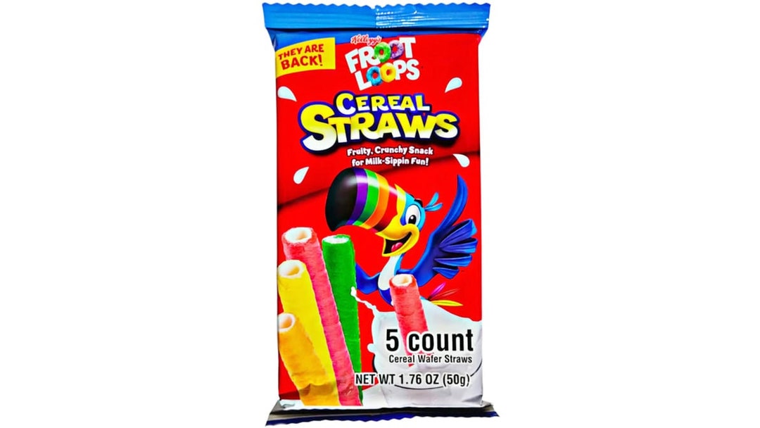 FROOTLOOPS CEREAL STRAWS - Etsy