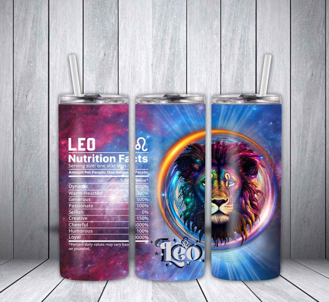 Leo Zodiac 20 Oz Tumbler Wrap - Etsy