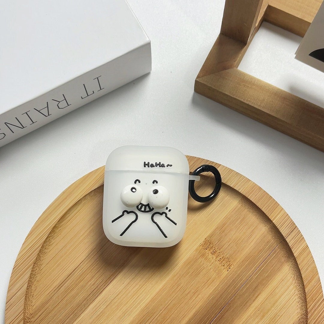 Funny 3D Cartoon Expression Headphone Box Suitable for Airpods Pro 2 ...
