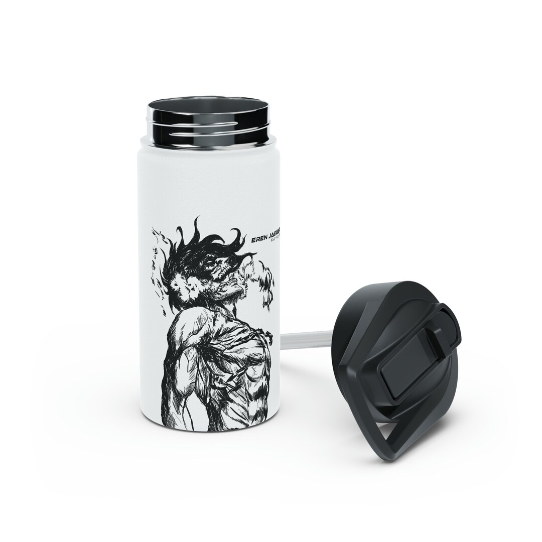 Titan Eren Jaeger Steel Water Bottle - Etsy