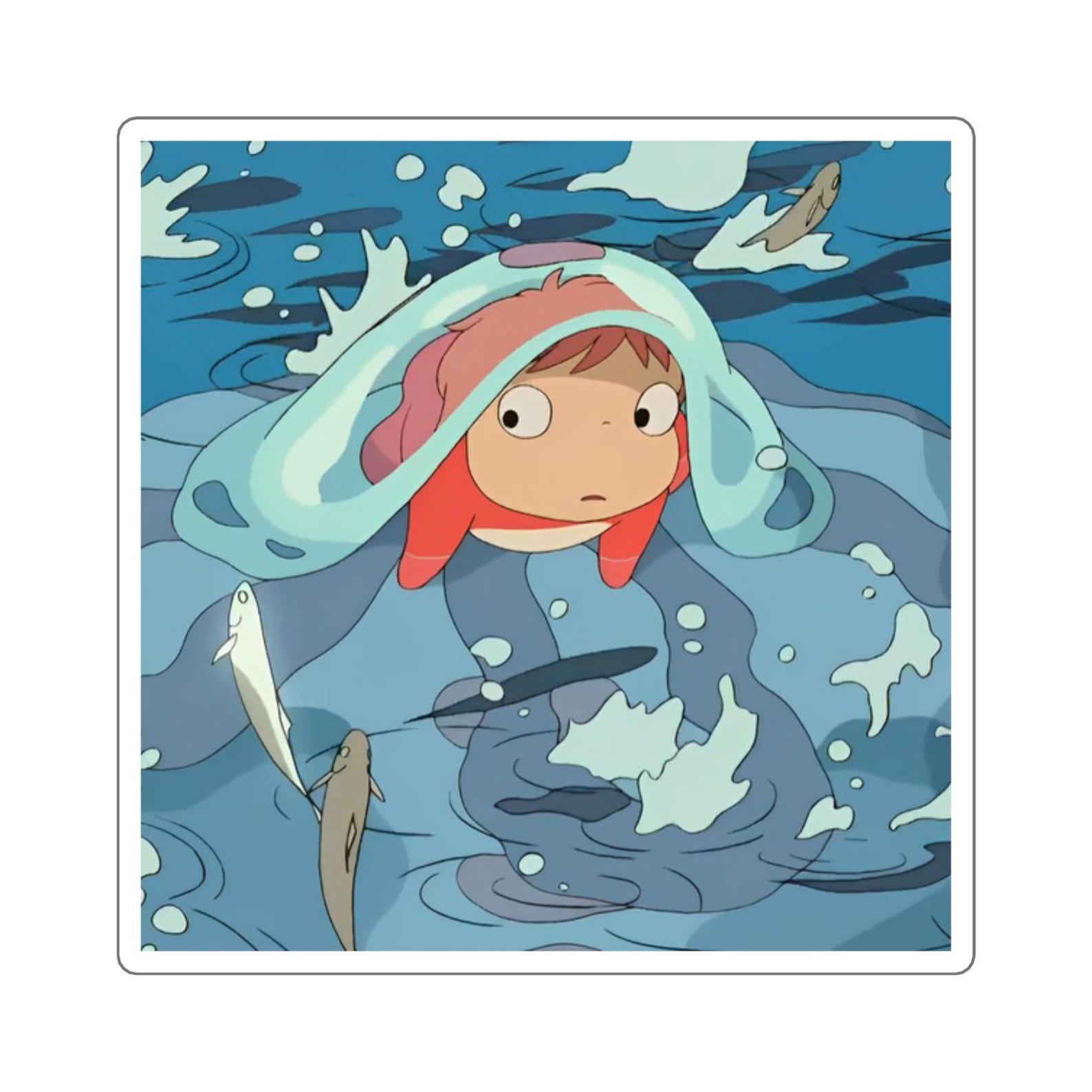Ponyo Sticker! - Etsy