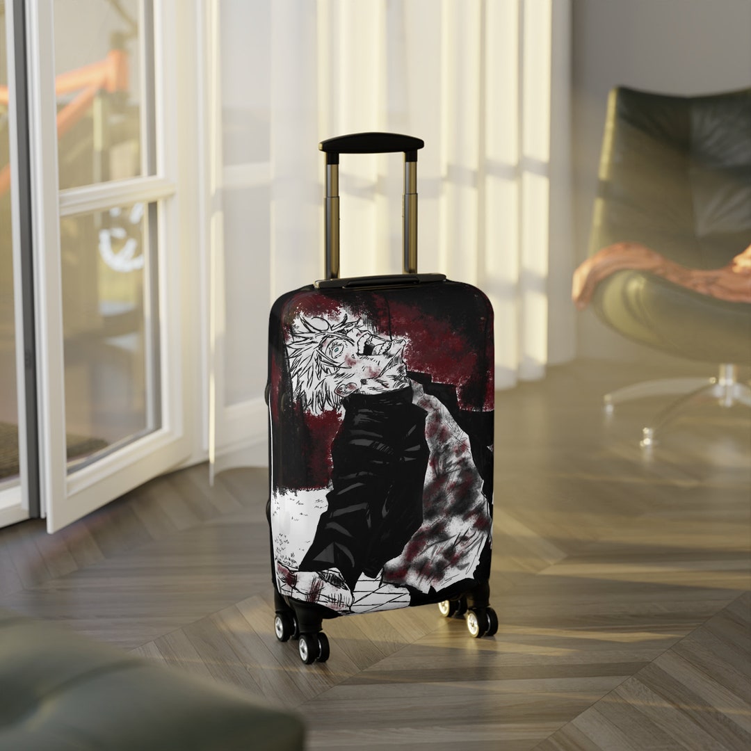Gojo Luggage Bag hand Drawn - Etsy