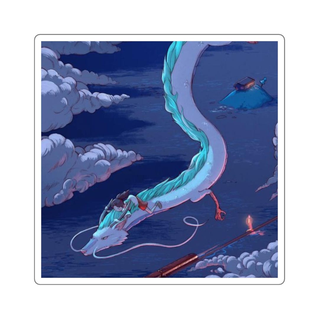 Haku Spirited Away Sticker - Etsy